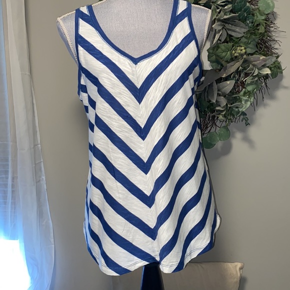 American Rag | Tops | American Rag V Neck Tank Top With Chevron Stripes ...
